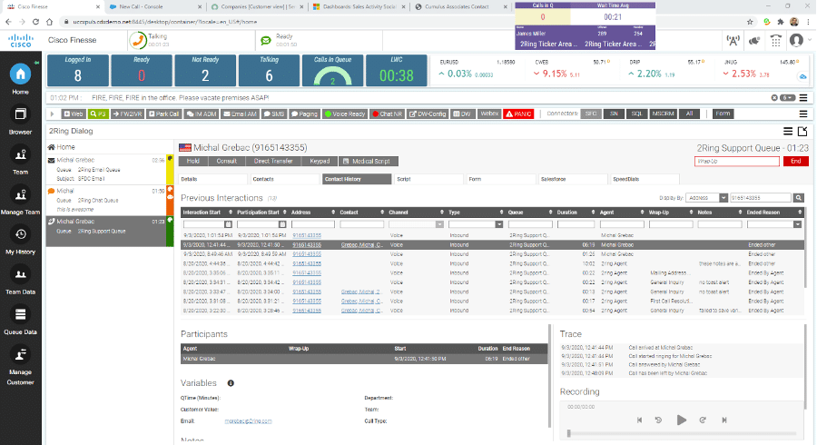 2Ring: How to Affordably Integrate your Apps with Cisco Contact Center