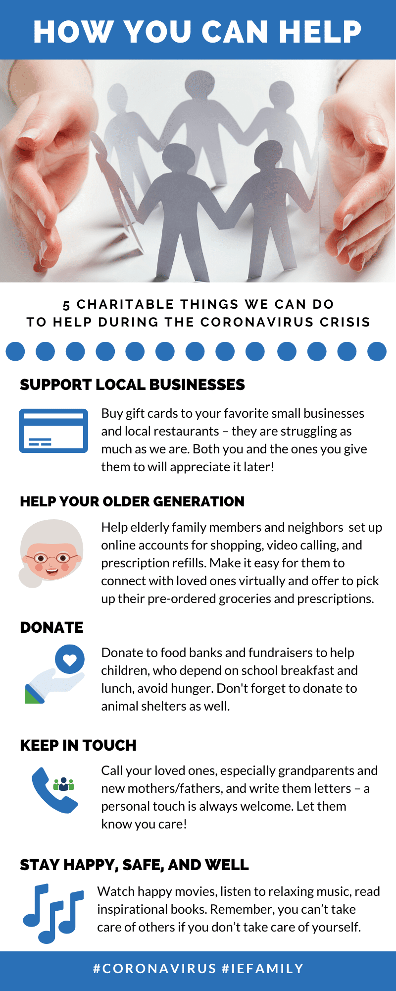 5 Charitable Things We Can Do to Help during the Coronavirus Crisis